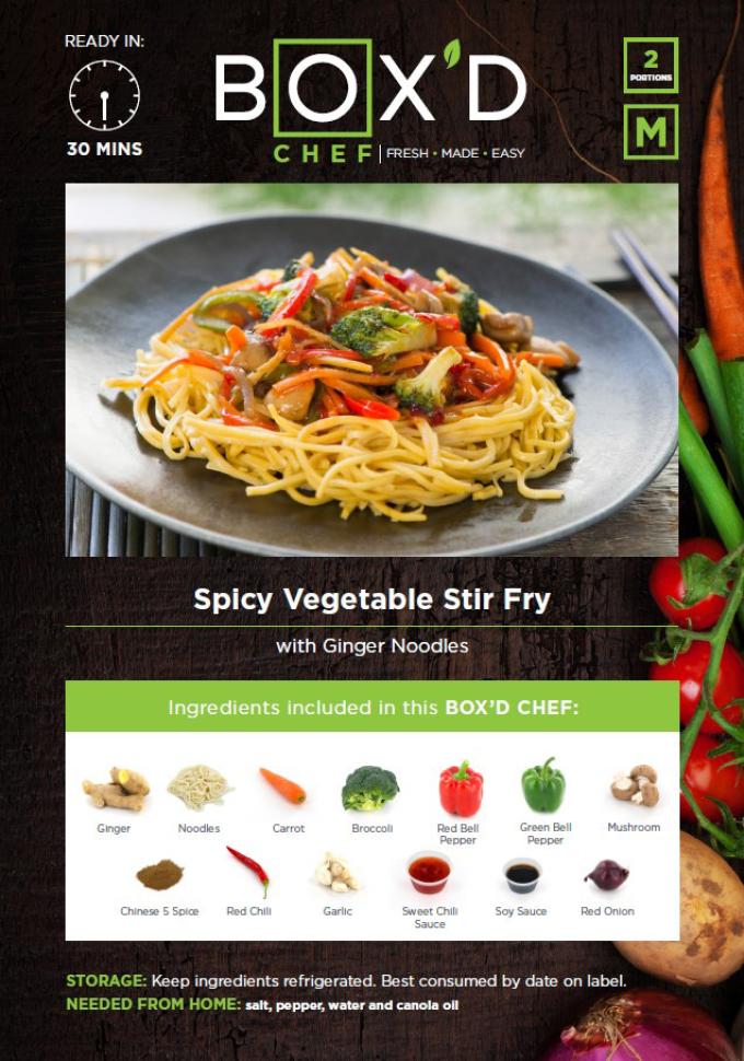 Box'd Chef Order Form | Northeastern Junior College