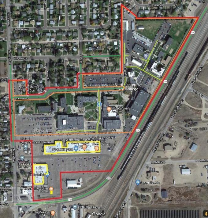 Section 10: Campus and Non-Campus Clery Geography | Northeastern Junior College